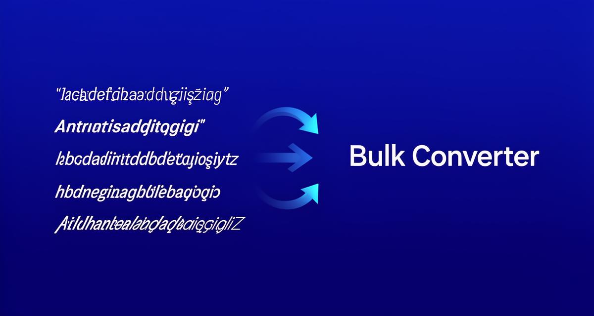 Bulk Text Converter — Convert Multiple Lines at Once